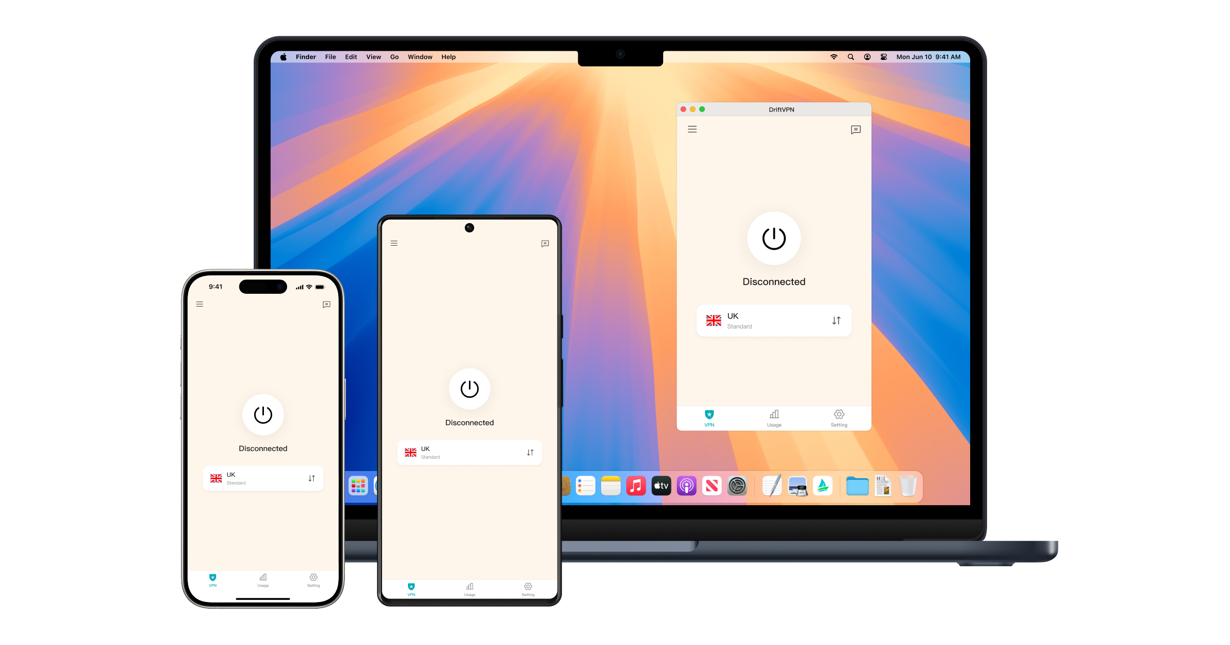 Drift VPN - Fast, Secure & Reliable VPN for Global Access
